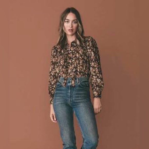 Doen | Tops | Doen Norma Top In Fern Grove Floral | Poshmark